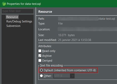 eclipse encoding issue with data sql in spring boot with