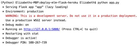 create an api to deploy machine learning models using flask and heroku