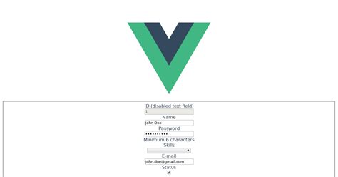 vue form generator examples codesandbox