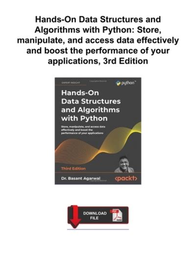 pdf download hands on data structures and algorithms with python