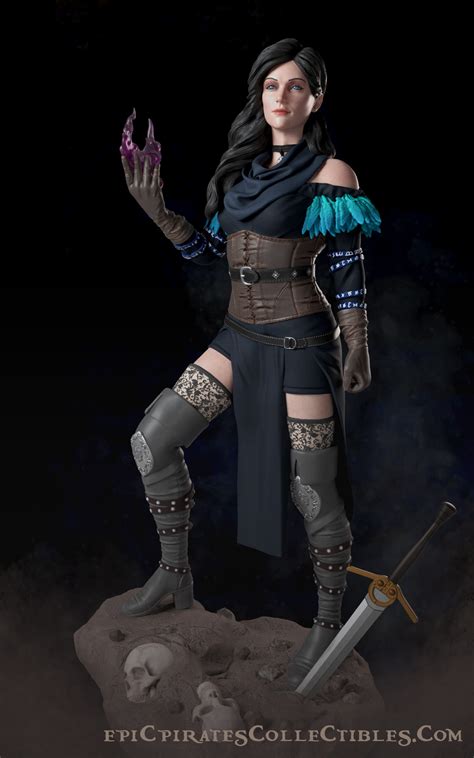 Ciri And Yennefer Stls By Akash Singh
