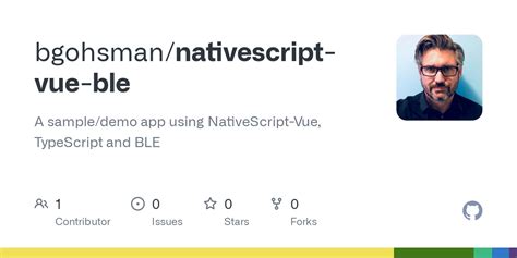 github bgohsman nativescript vue ble a sample demo app using