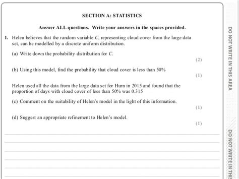 large data set edexcel a level maths exam questions teaching resources