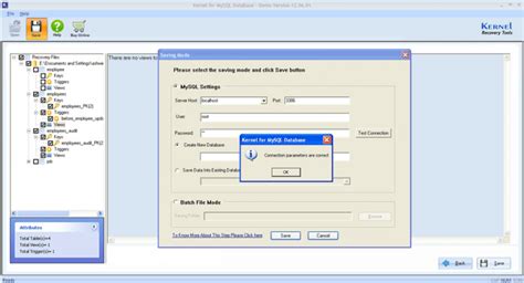 how to recover mysql database