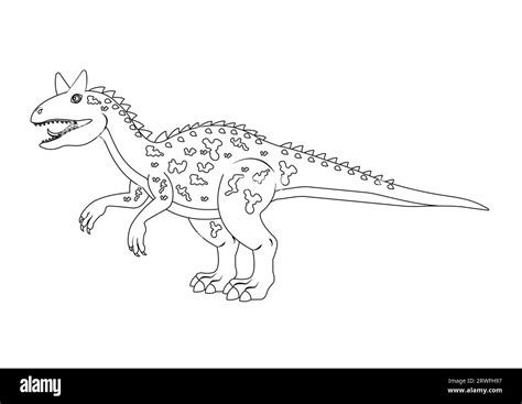 Carnotaurus Drawing Stock Vektorgrafiken Kaufen Alamy