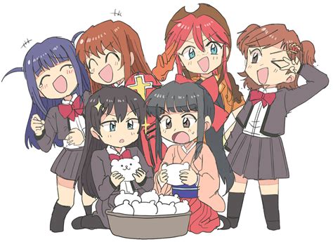 Aijou Karen Shinguuji Sakura Kagura Hikari Tsuyuzaki Mahiru Erica