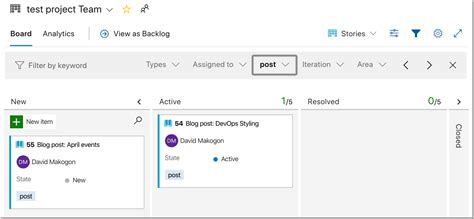 dev blog david makogon stylize azure devops taskboard