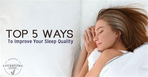 Top 5 Ways To Improve Your Sleep Quality Healthy Wealthy Wise