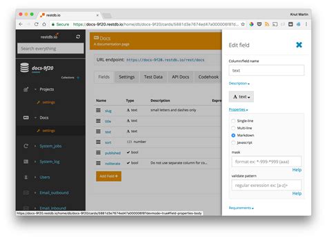 host your project docs in a dynamic web database blogpost
