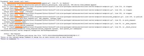 400011 bad request there was a problem publishing the file