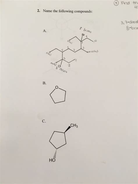 Solved Draw Structural Formulas For Each Of The Following