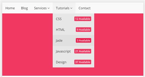 html css pure dropdown menu awesome design css codelab