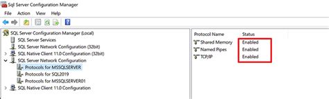configuring the sql server database server powerserver 2021 help