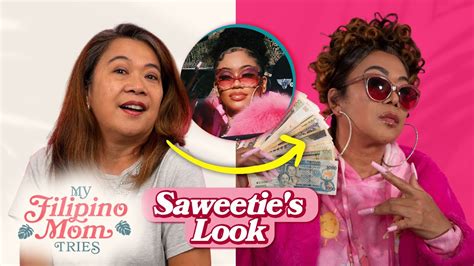 My Filipino Mom Becomes Saweetie Youtube