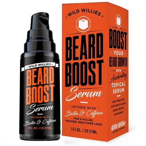 Wild Willies Beard Growth Serum With Biotin And Caffeine 1 Oz