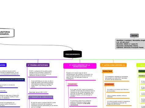 Mapa Conceptual Procedimiento Ordinario Penal