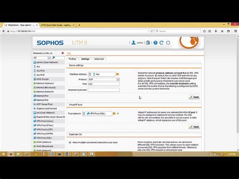 sophos utm ssl vpn client to site step by step configuration techbast