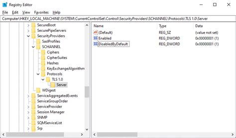 トランスポート層セキュリティ tls のレジストリ設定 microsoft learn