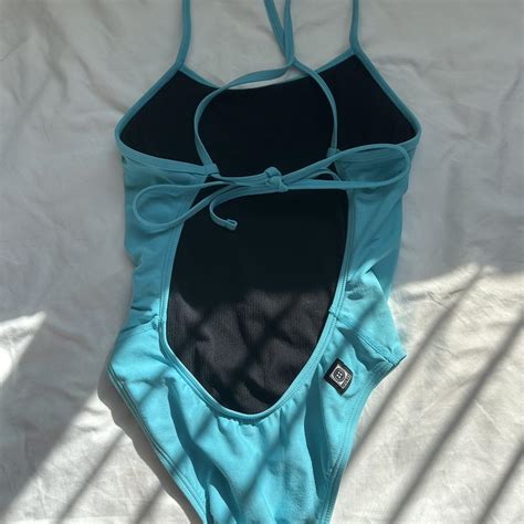 Jolyn Dayno 3 One Piece Size 30 In Hawaii Blue Depop