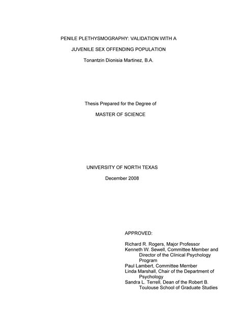 penile plethysmography validation with a juvenile sex offending