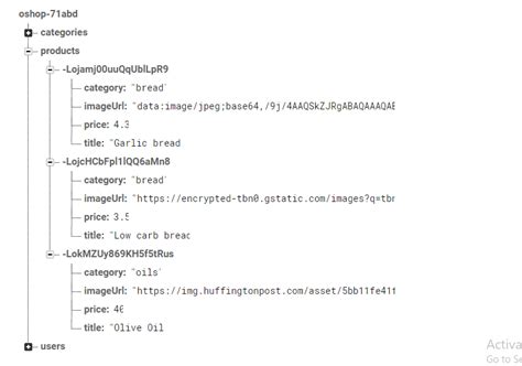 typescript reading data from firebase database angular 8 stack overflow