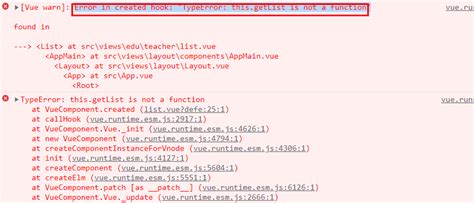 error in created hook “typeerror this getlist is not a function