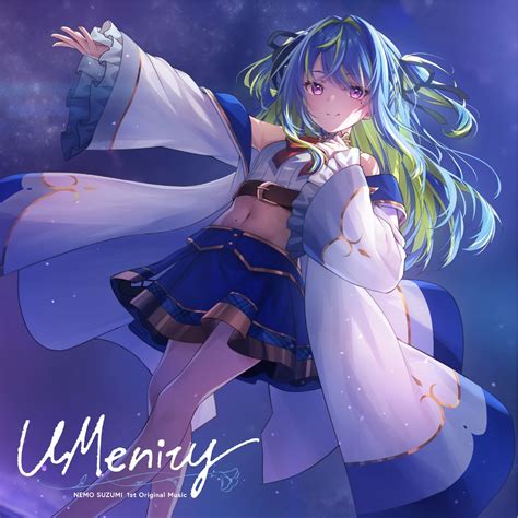 Safebooru 1girl Album Cover Artist Request Blue Hair Bow Bowtie Cover