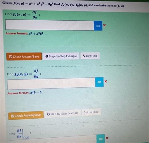 Solved Given F X Y X4 X2y2−2y2 Find Fz X Y Fy X Y And