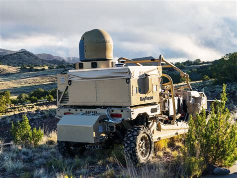 Raytheon Unveils A Drone Killing Laser Firing Dune Buggy Wired