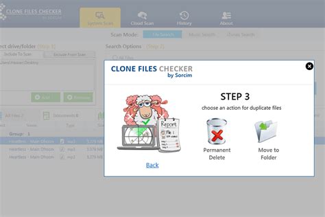 features clone files checker