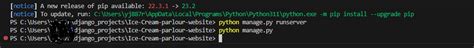 python manage py runserver failed stack overflow