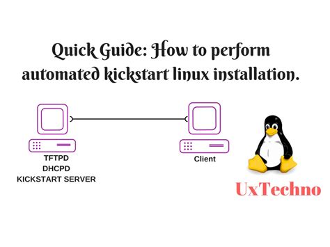 quick guide how to perform automated kickstart linux installation