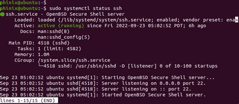 how to install and enable openssh on ubuntu 22 04 lts