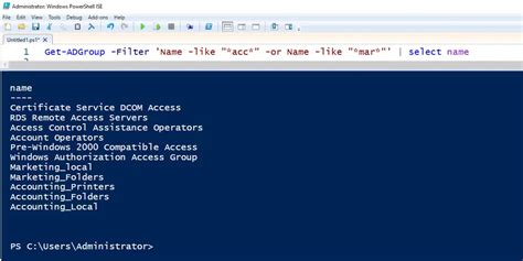 get adgroup how to get all ad groups with powershell