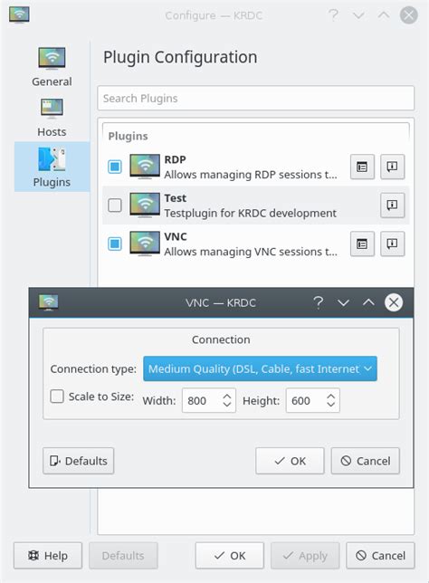 managing remote desktop connection configuration