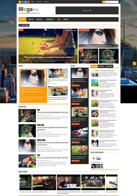 10 more of the best premium drupal blog and magazine themes