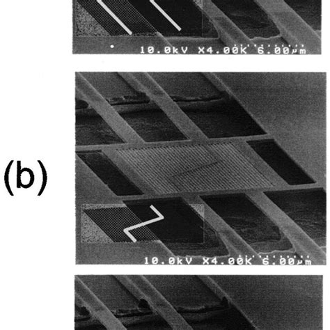 Sem Pictures Of A Few Types Of Line Defect Photoniccrystal Waveguides