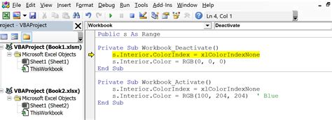 excel how to send variables between a sheet and book
