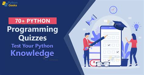 70 python quizzes test your knowledge python geeks
