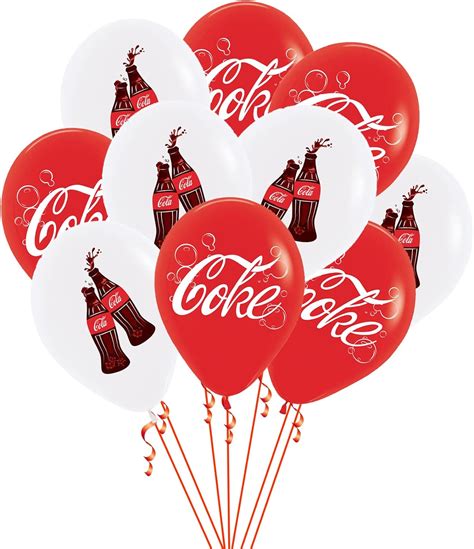 24 Cola Latex Printed Balloons For Birthday Celebrations