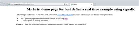 adding real time functionality with signalr