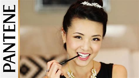 Audrey Hepburn Breakfast At Tiffanys Hair Tutorial With Frmheadtotoe