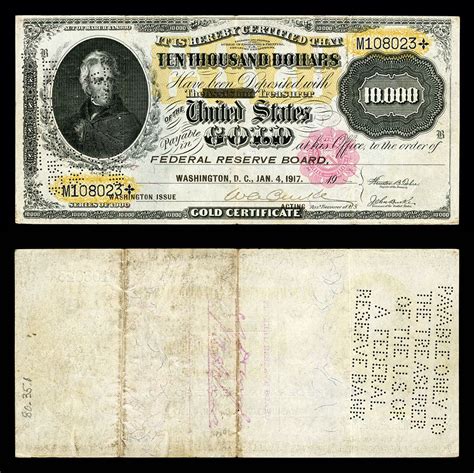 Large Denominations Of United States Currency Wikipedia Money Notes