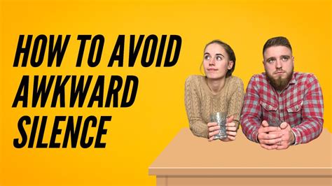 How To Avoid Awkward Silence In A Conversation Youtube