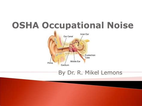 Hearing Conservation Ppt Ppt