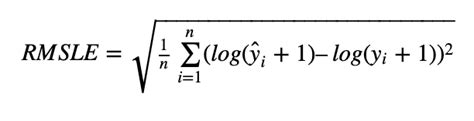 rmse（root mean squared error） 和 rmsle（root mean squared logarithmic