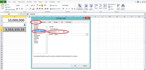how to divide numbers in excel compute expert