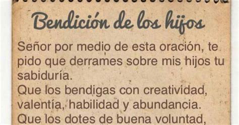 Ser Católico Bendición A Los Hijos