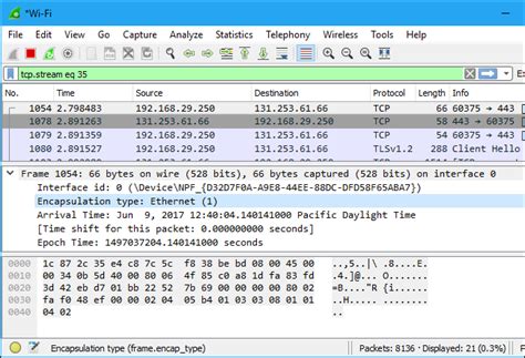 how to use wireshark to capture filter and inspect packets