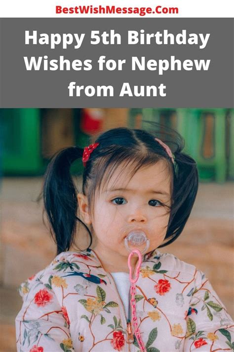 Happy Birthday Wishes For 5 Year Old Nephew Kippy Merrill